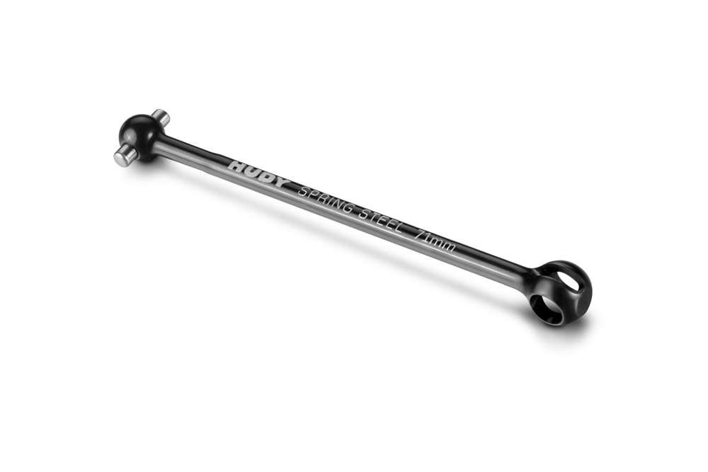 REAR DRIVE SHAFT 71MM WITH 2.5MM PIN - HUDY SPRING STEELModellsport Pfeifer